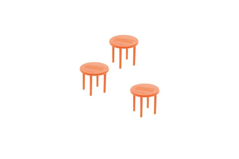 Spacers for cardboard pizza delivery