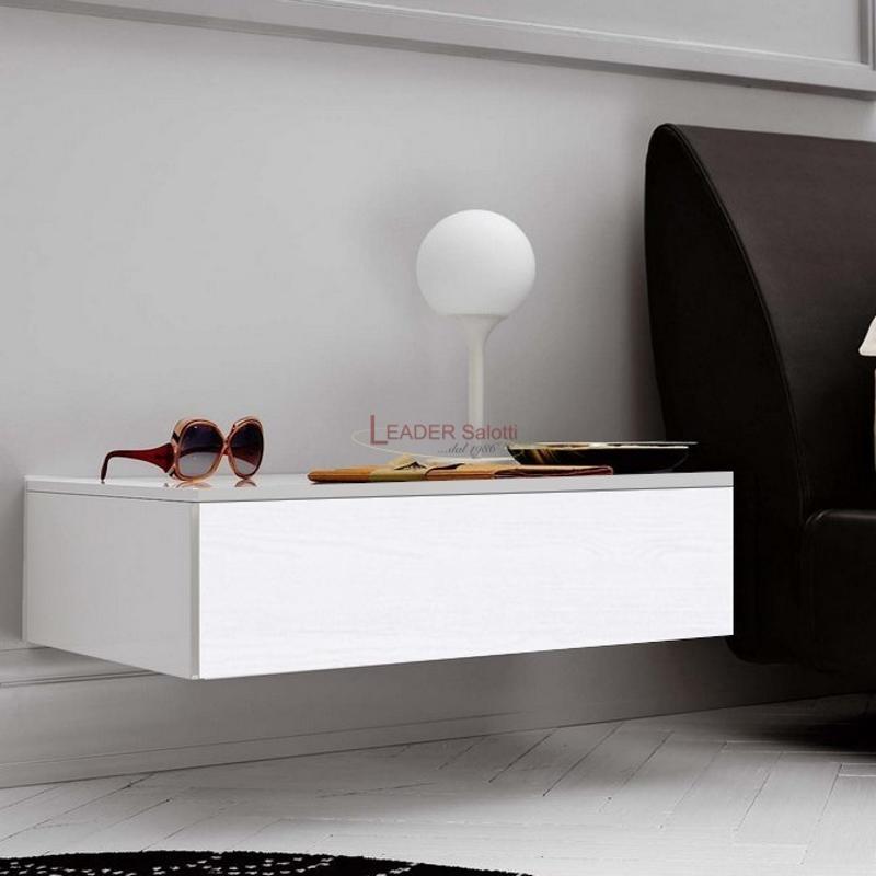 Comodino sospeso ad 1 cassetto modello Extend in varie misure